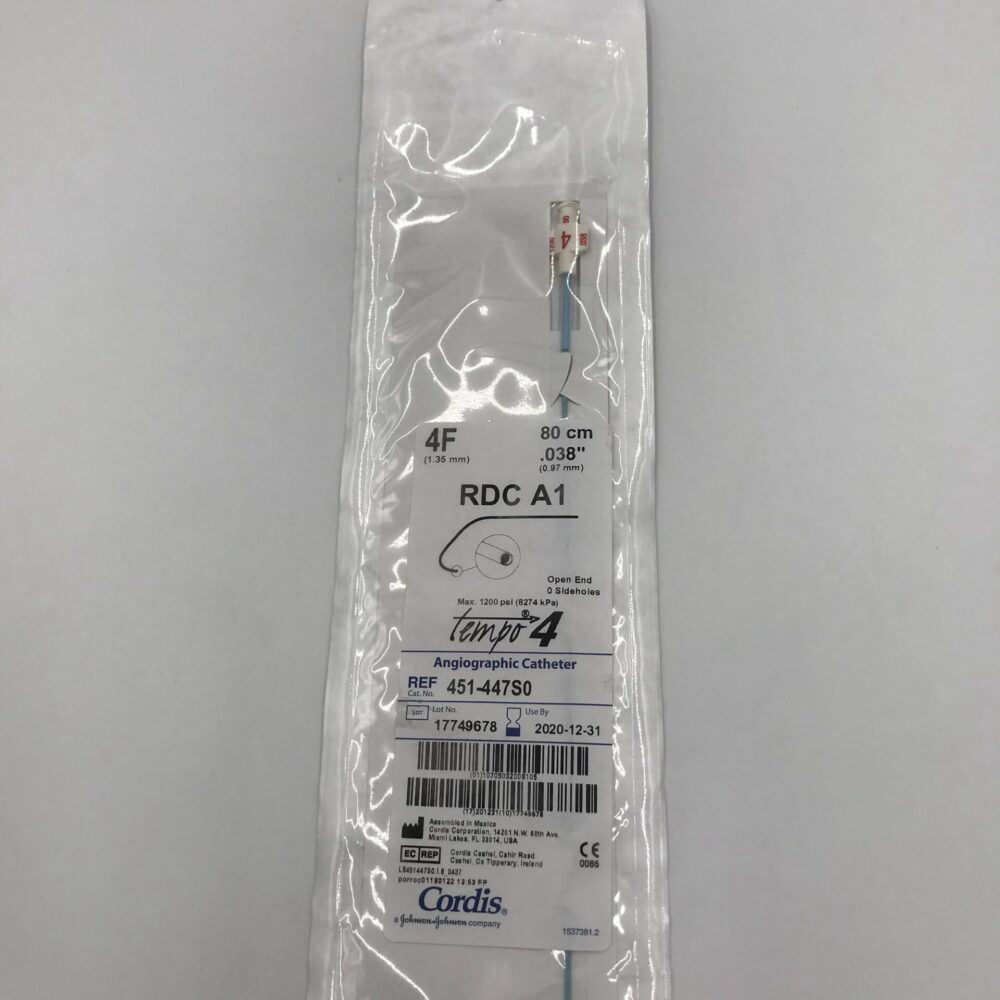 CORDIS 538-457V Infiniti Diagnostic Catheter PIG 145° MOD 4F (X) - GB ...
