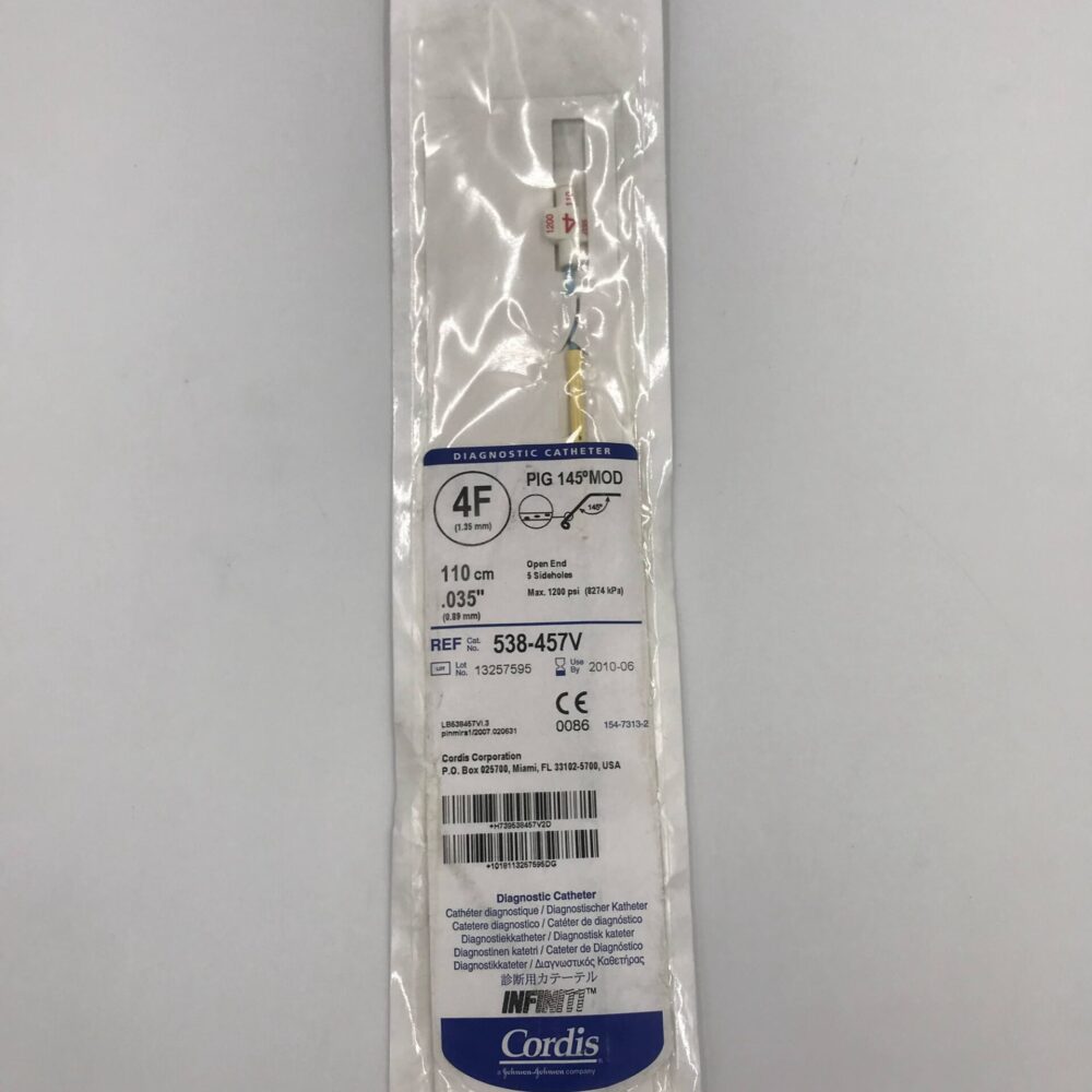 CORDIS 451-447S0 Tempo4 Angiographic Catheter RDC A1 4F (X) - GB TECH USA
