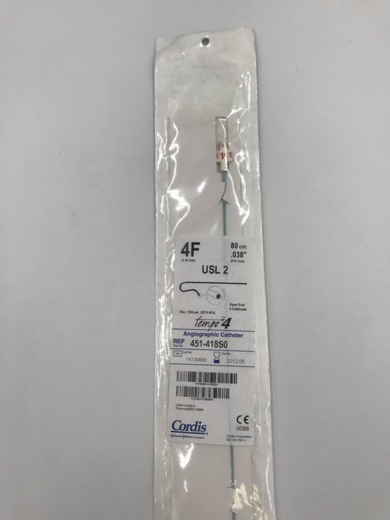 CORDIS 451-418S0 Tempo4 Angiographic Catheter USL 2 4F (X) - GB TECH USA