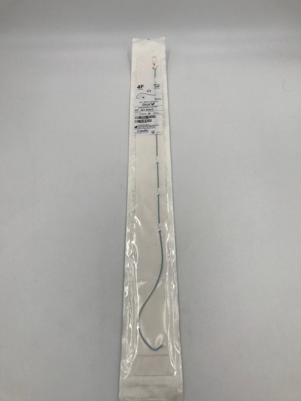 CORDIS 451-444V0 Tempo4 Angiographic Catheter C3 4F 65cm (X) - GB TECH USA