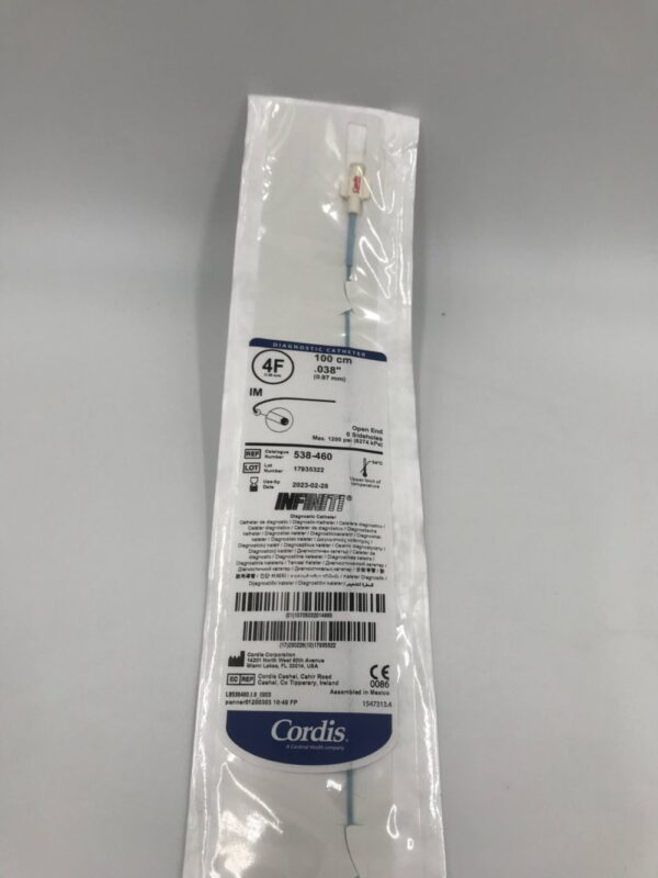 CORDIS 538-460 Infiniti Diagnostic Catheter IM 4F 100cm – GB TECH USA