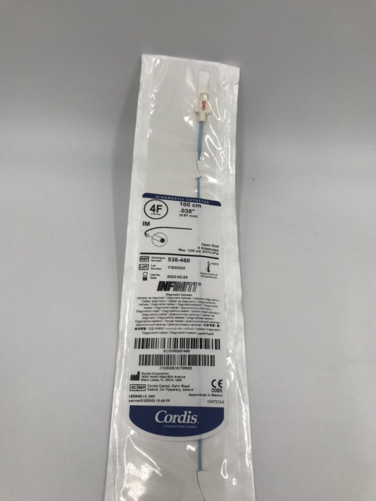 CORDIS 538-460 Infiniti Diagnostic Catheter IM 4F 100cm – GB TECH USA