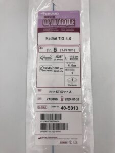 TERUMO 40-5013 Optitorque Angiographic Catheter Radial TIG 4.0 5Fr ...