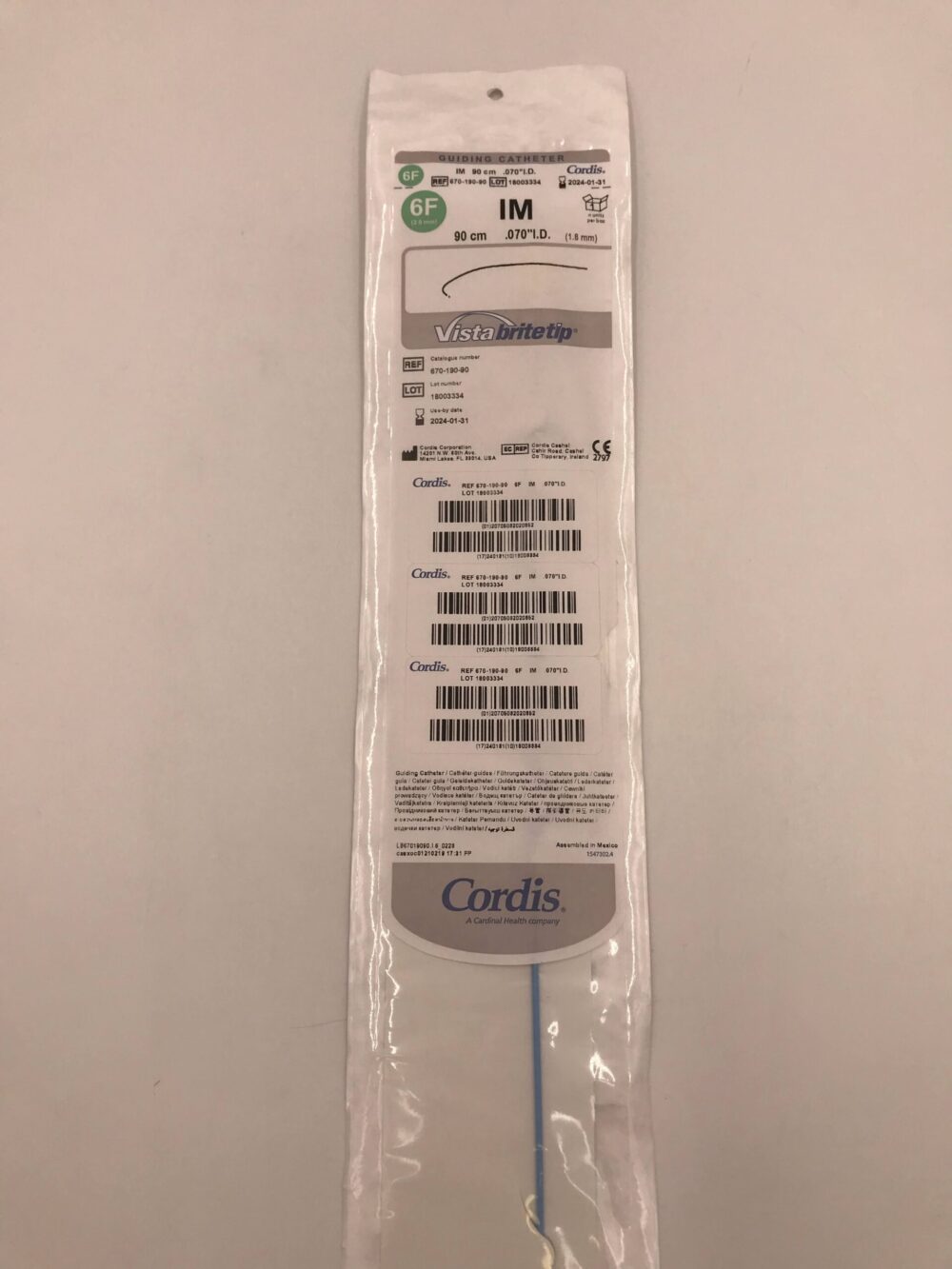 Guiding Catheter IM 6F – GB TECH USA