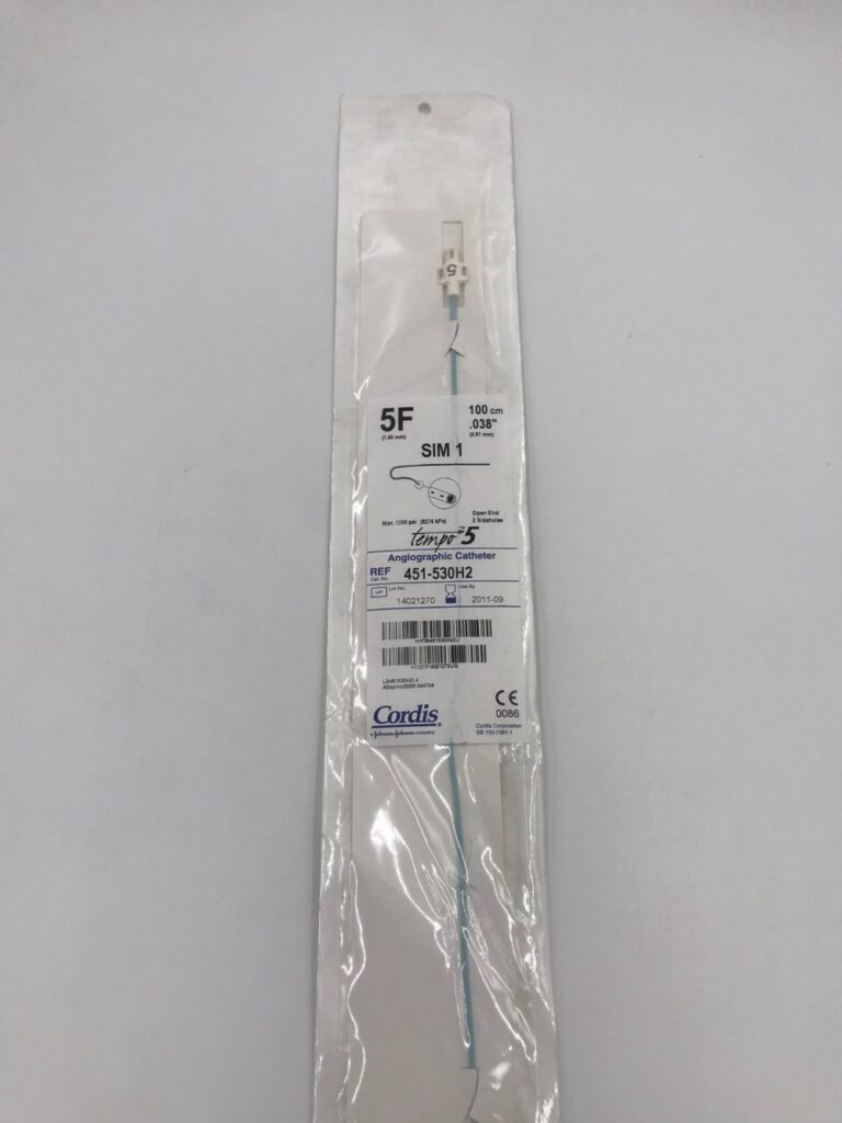 CORDIS 451-530H2 Tempo5 Angiographic Catheter SIM 1 5F 100cm (X) - GB ...