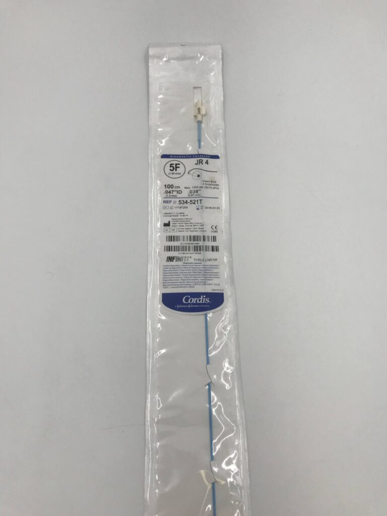 CORDIS 534-521T Infiniti Diagnostic Catheter JR4 5F (X) - GB TECH USA