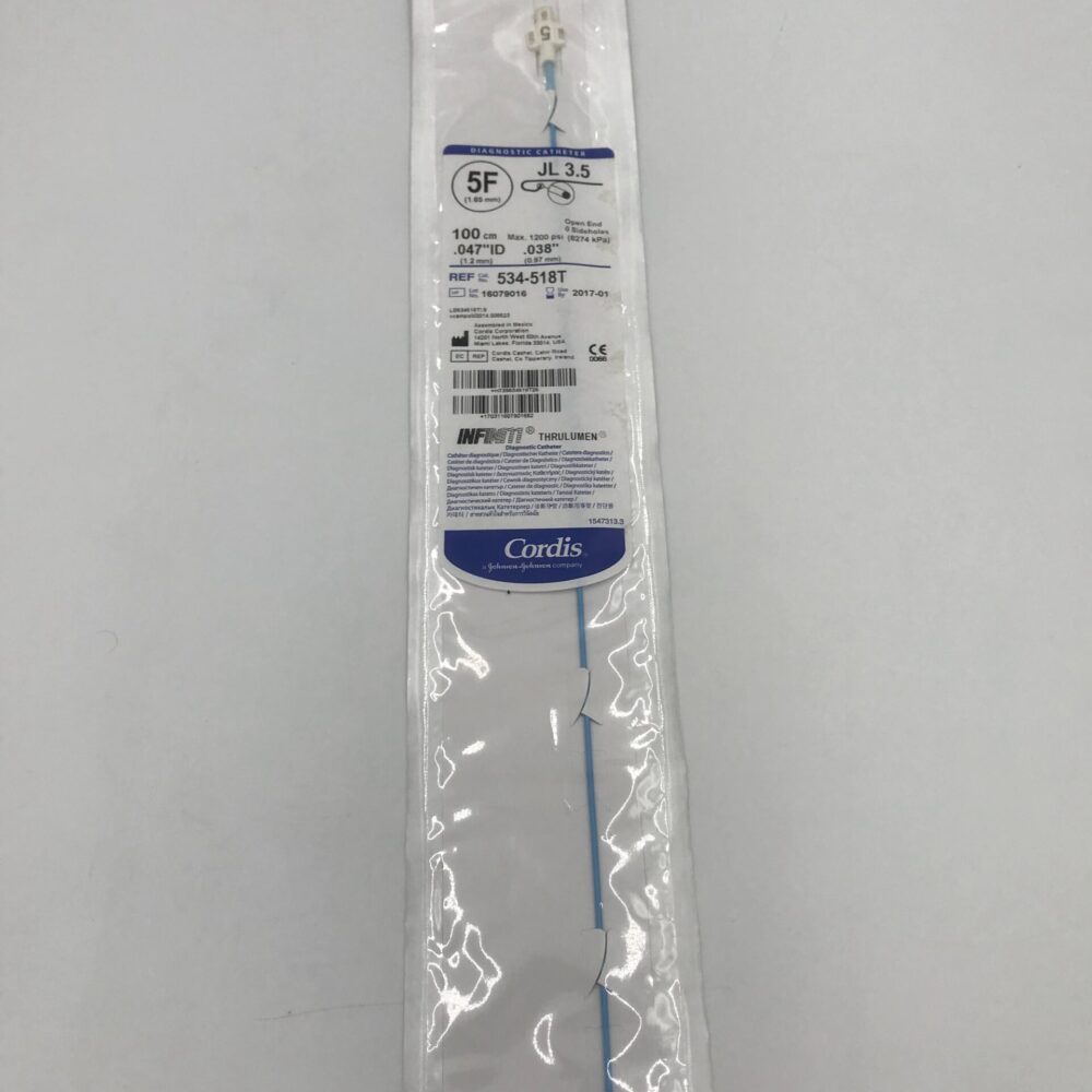 CORDIS 534-521T Infiniti Diagnostic Catheter JR4 5F (X) - GB TECH USA