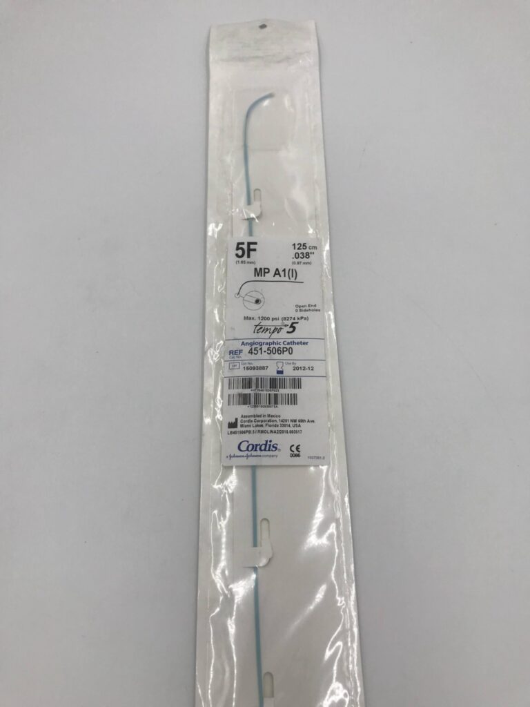 CORDIS 451-506P0 Tempo5 Angiographic Catheter MP A1 (I) 5F (X) - GB ...