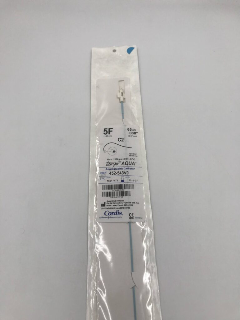 CORDIS 452-543V0 Tempo Aqua Angiographic Catheter C2 5F (X) - GB TECH USA