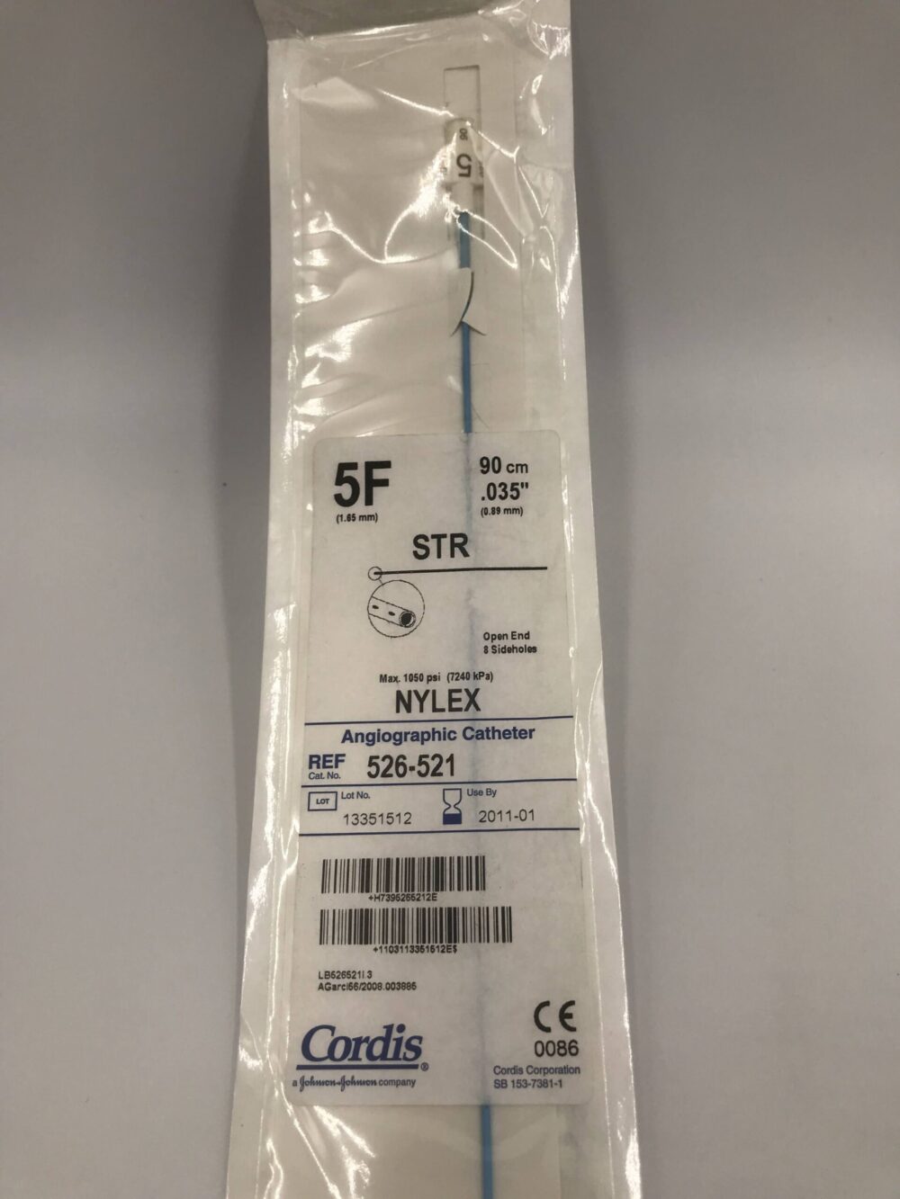 CORDIS 526-521 STR NYLEX Angiographic Catheter 5F (X) – GB TECH USA