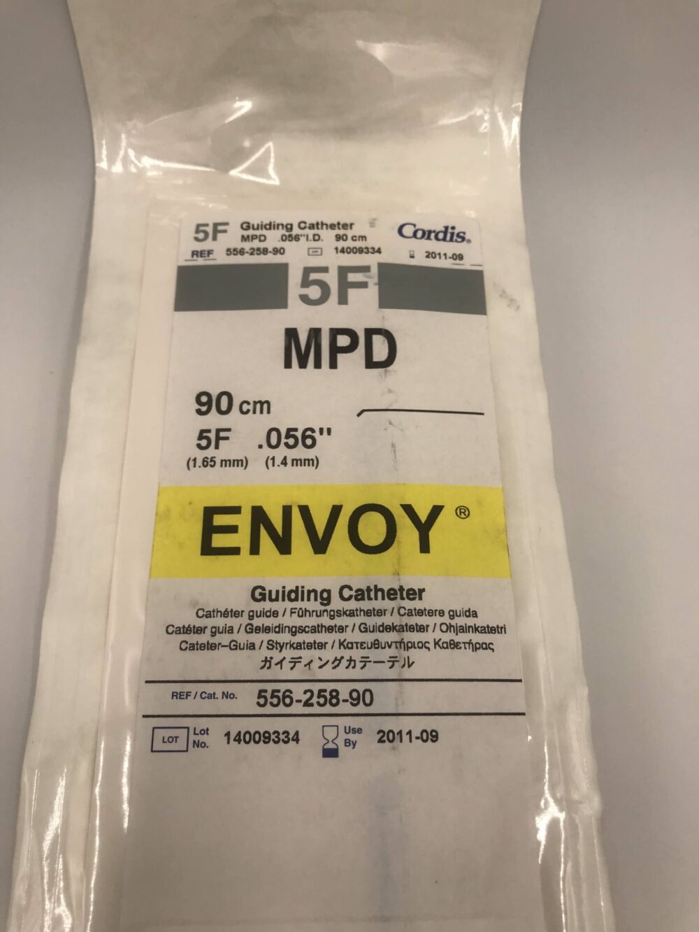 CORDIS 556-258-90 ENVOY Guiding Catheter MPD 5F (X) – GB TECH USA