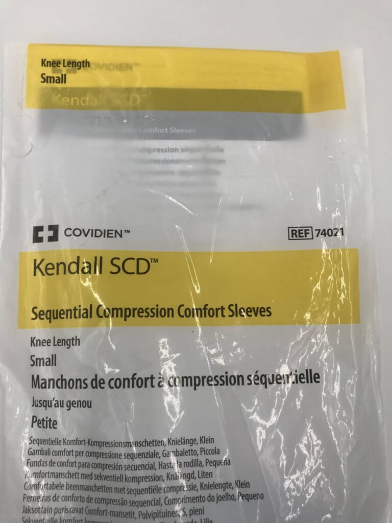 Covidien 74021 Kendall SCD Sequential Compression Comfort Sleeves Knee ...