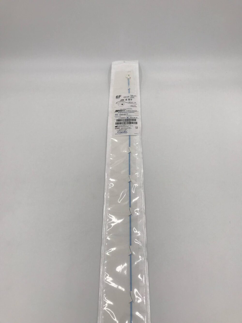 Cordis 534-627T Infiniti Thrulumen Angiographic Catheter JR 4 ST 6F (X ...