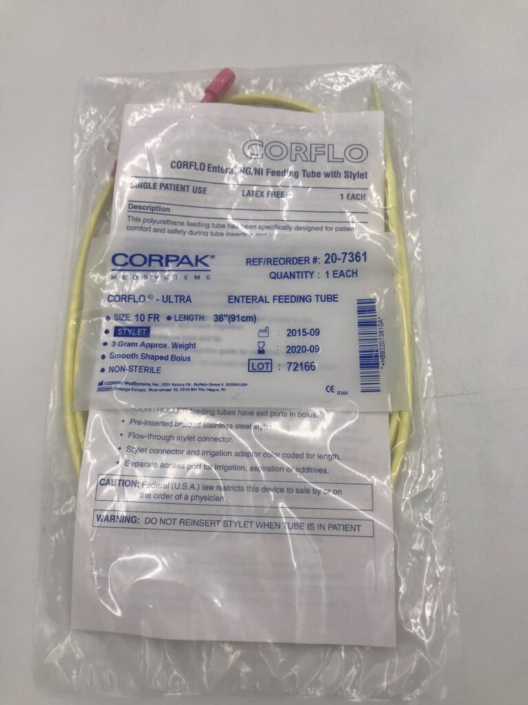 Corpak Medsystems 20-7361 Corflo-Ultra Enteral Feeding Tube 10FR (X ...