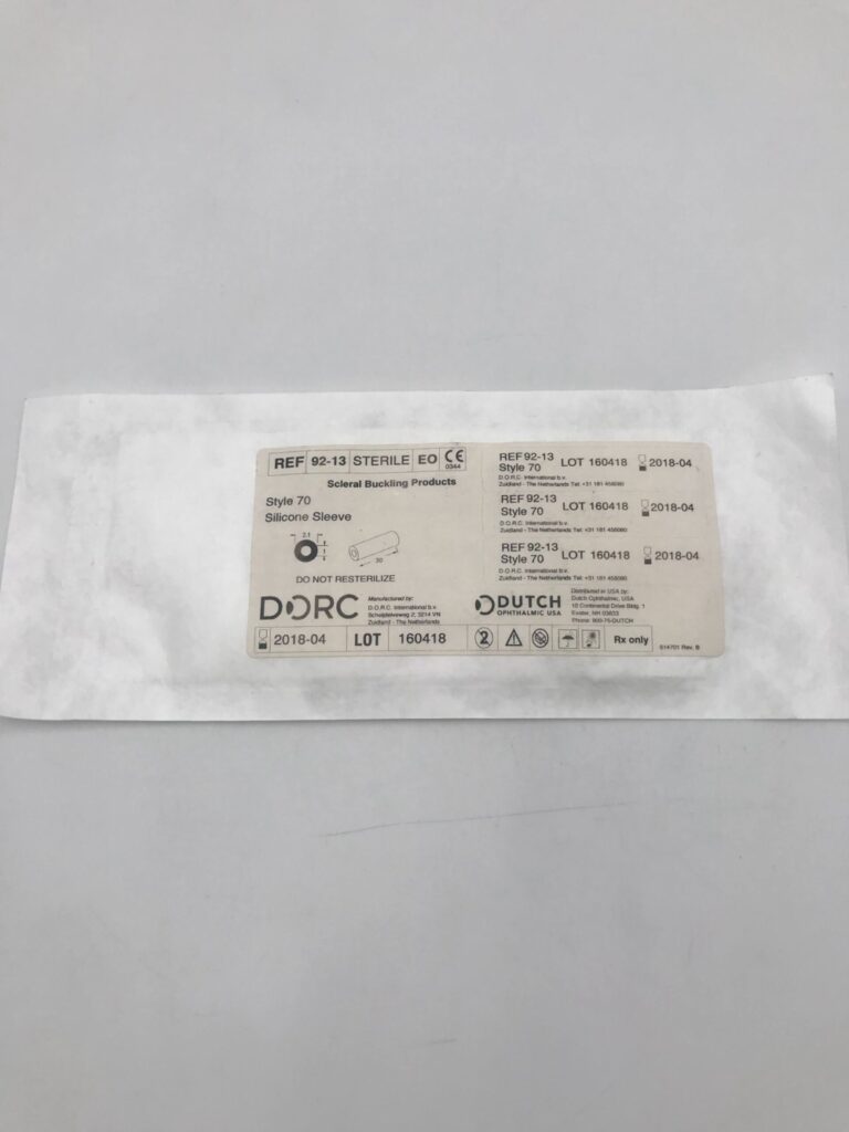 Scleral Buckling Products Style 70 Silicone Sleeve – GB TECH USA