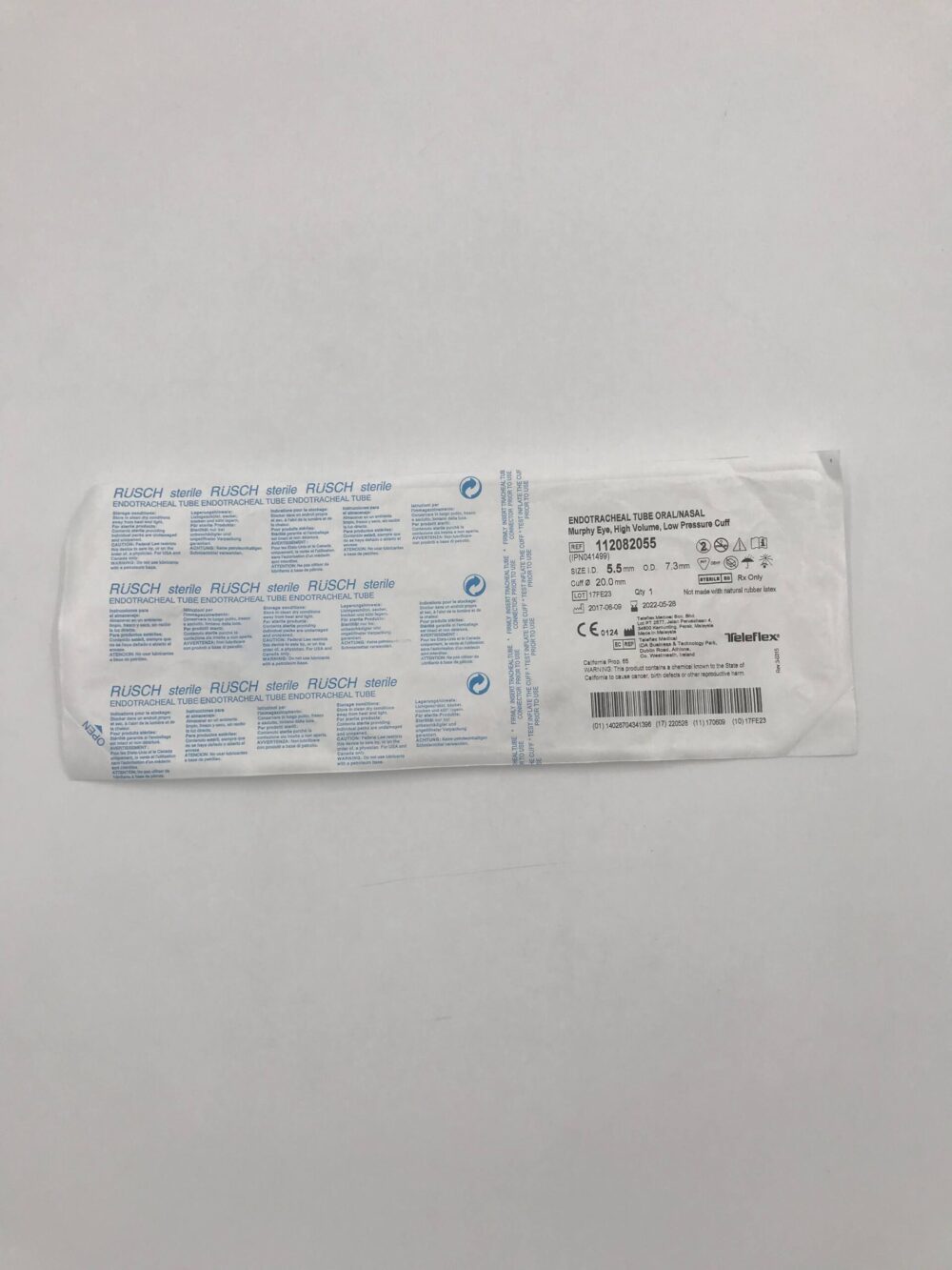 Teleflex 112082055 Endotracheal Tube Oral/Nasal Murphy Eye, High Volume ...