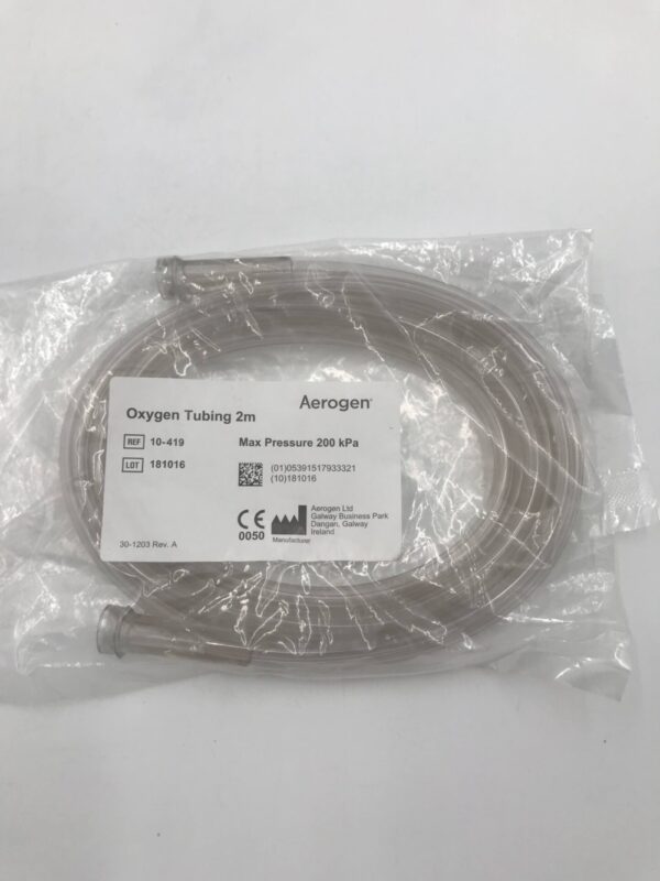 Aerogen 10-419 Oxygen Tubing 2m, Max Pressure 200 kPa - GB TECH USA