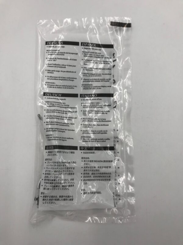 TELEFLEX 4341R Green Rusch-Lite Disposable Metal Laryngoscope Blade ...