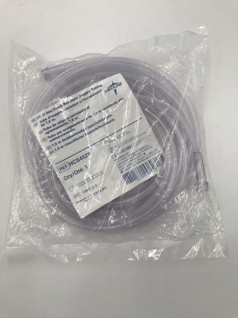 Medline HCS4525 25' (7.6m) Crush Resistant Oxygen Tubing - GB TECH USA