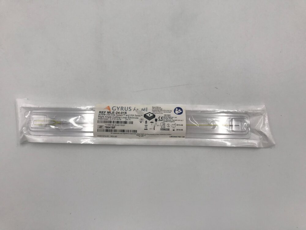 Gyrus Mle 24 015 Right Angle Cutting Loop Electrode 24fr X Gb Tech Usa