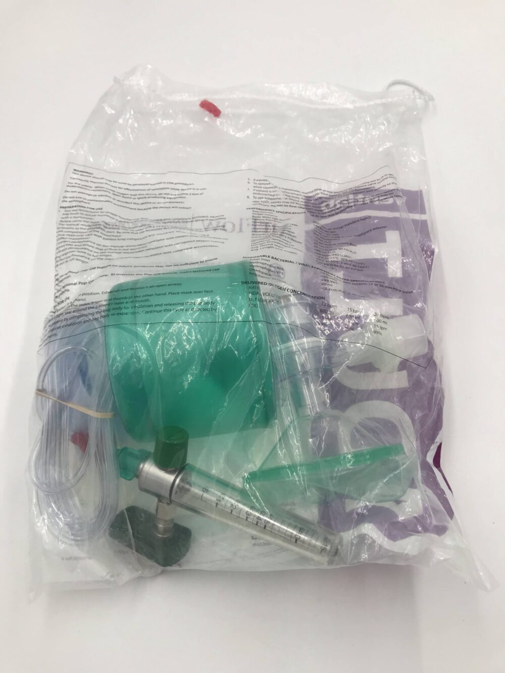 Ventlab AF5140MB SunMed AirFlow Small Adult Resuscitator with Manometer ...