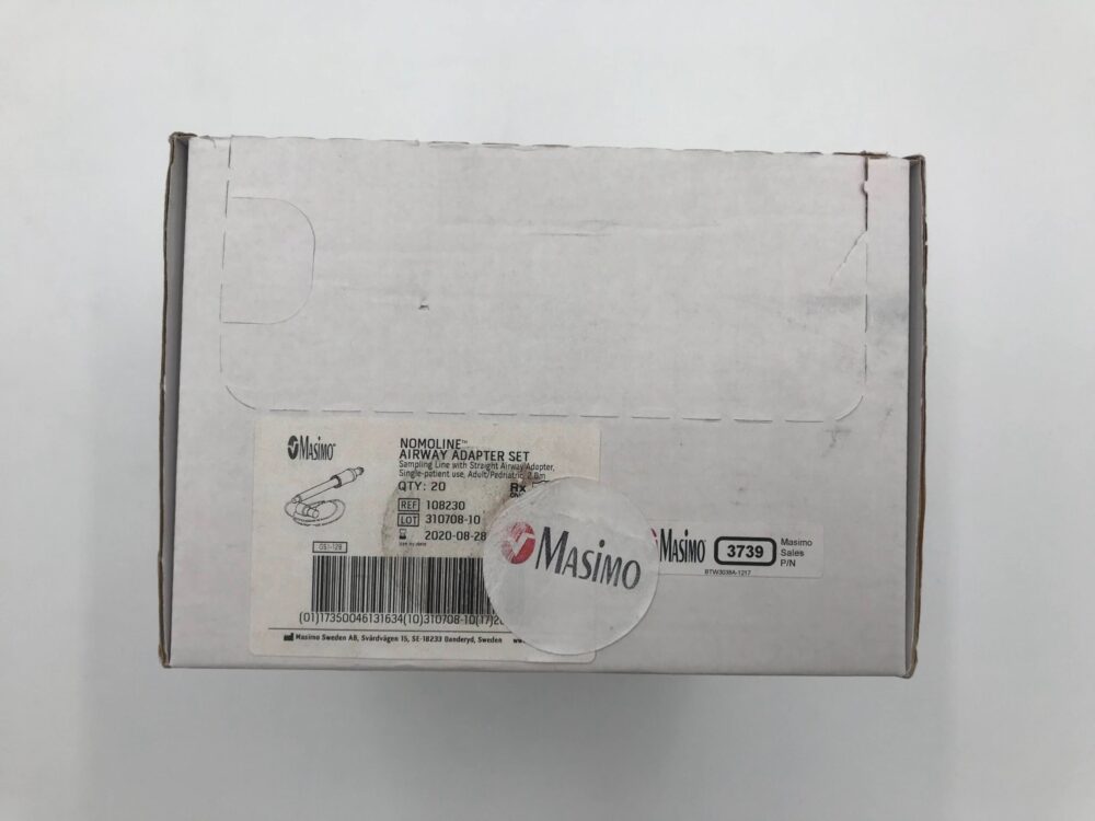 MASIMO 108230 Nomoline Airway Adapter Set (Adult/Pediatric) 2.0m (20/Box)(X) - GB TECH USA