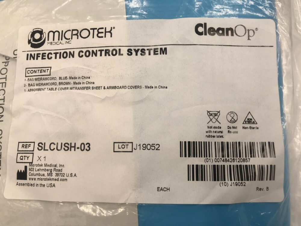 Microtek SLCUSH-03 CleanOp Infection Control System – GB TECH USA