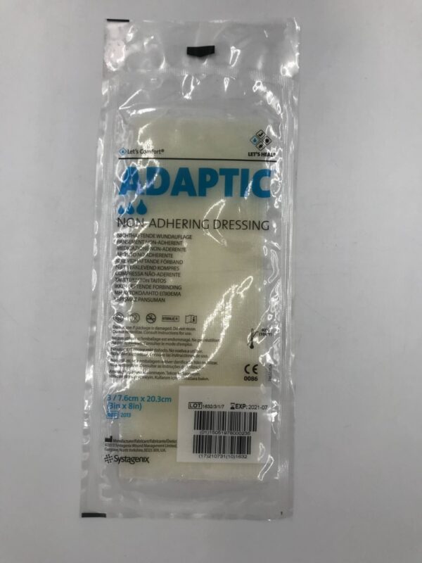 SYSTAGENIX 2013 Adaptic Non-Adhering Dressing 3/7.6cm x 20.3cm (X) - GB ...
