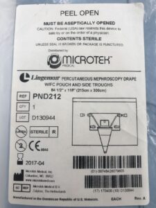 Microtek PND212 Percutaneous Nephroscopy Drape w/fc Pouch and Side ...
