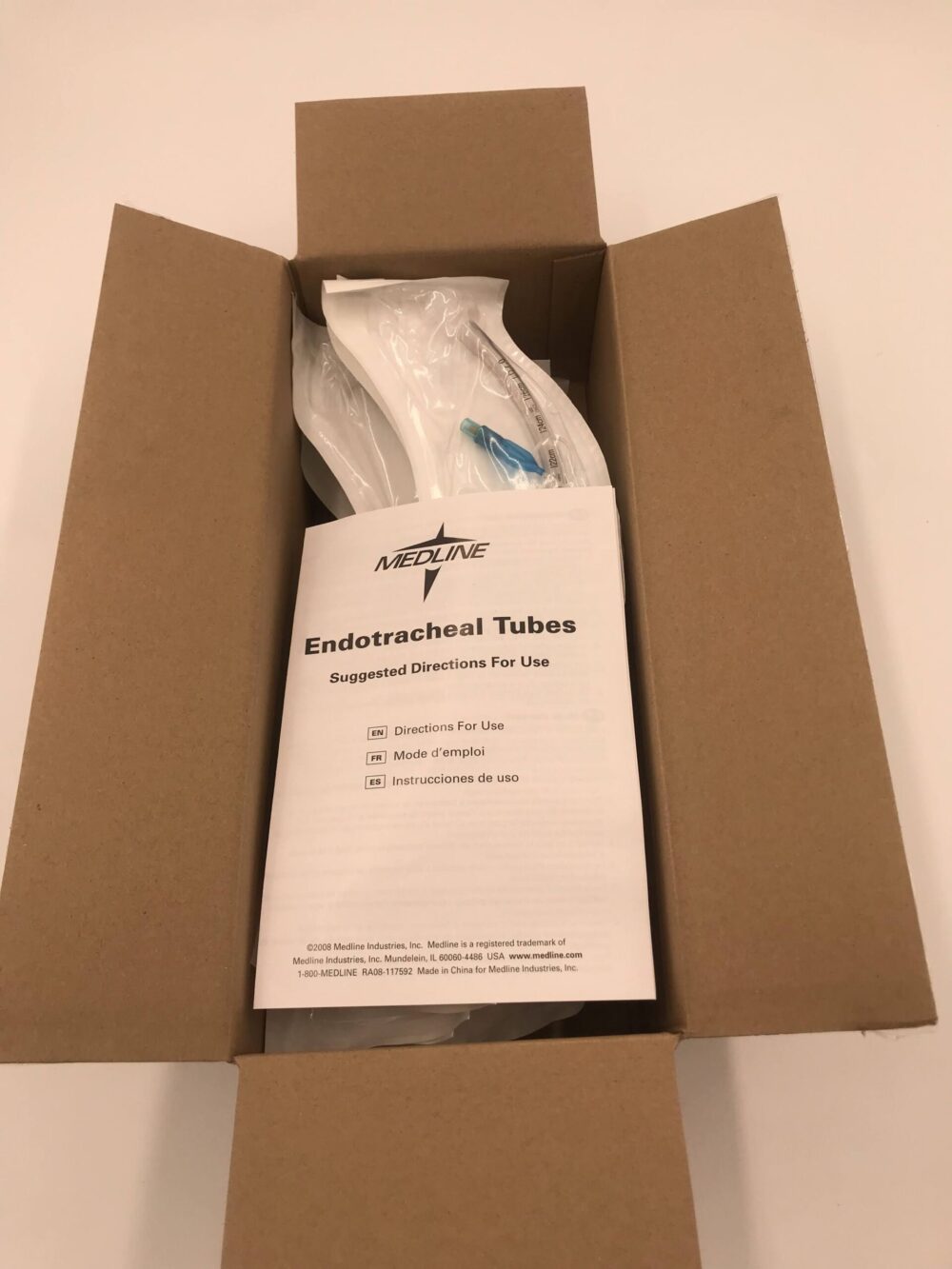 Medline DYND43070 Endotracheal tube 7.0mm ID (10/Box) - GB TECH USA