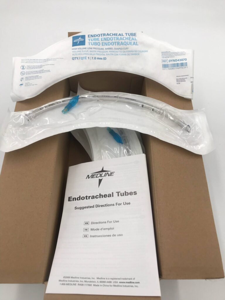 Medline DYND43070 Endotracheal tube 7.0mm ID (10/Box) - GB TECH USA