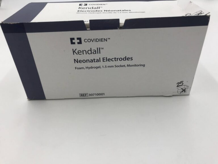 Covidien 30710001 Neonatal Electrodes Foam, Hydrogel, 1.5mm Socket ...