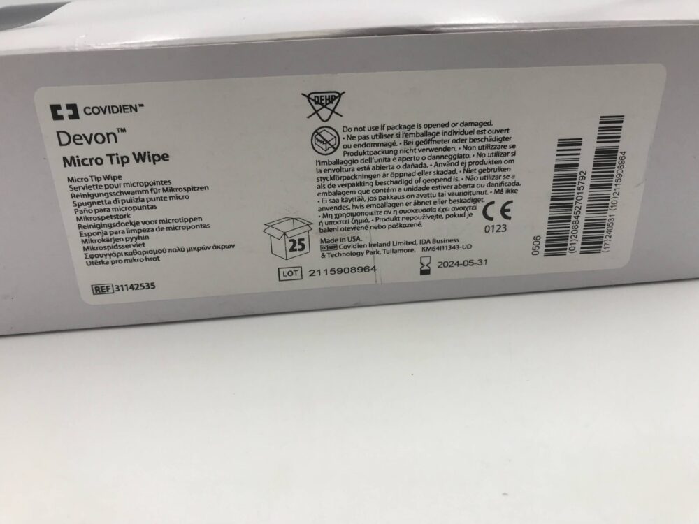 Covidien 31142535 Devon Micro Tip Wipe (25/Box) – GB TECH USA