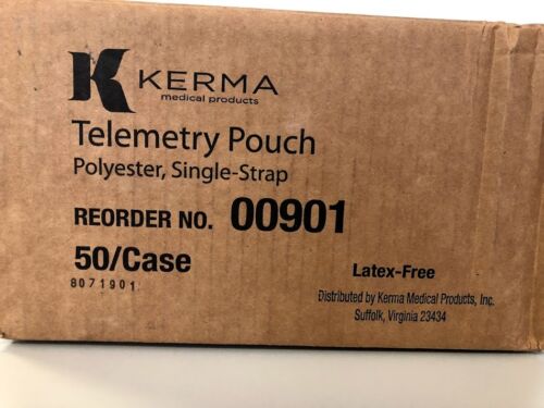 Kerma 00901 Telemetry Pouch Polyester, Single-Strap (50/Bx) - GB TECH USA