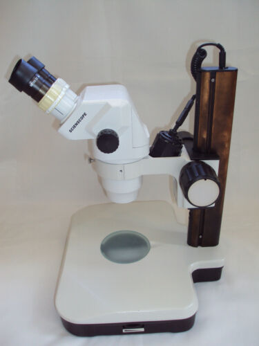 Scienscope SSZ StereoZoom microscope w/ Illuminator – GB TECH USA