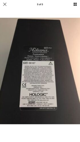 Hologic Adiana FA 007 01 with Footswitch FS-1 - GB TECH USA