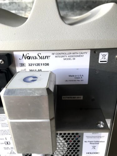 Hologic RFC2009-115 NovaSure RF Controller w/ Cavity Integrity ...