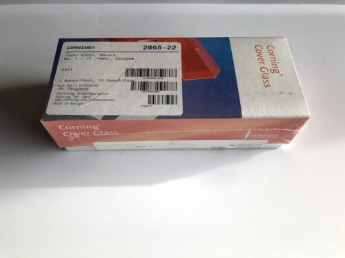 CORNING 2865-22 Cover Glass Square #1, 22x22mm - GB TECH USA