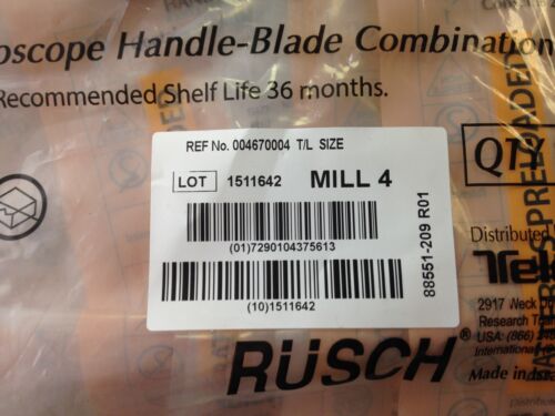 TELEFLEX 004670004 One-Piece Disposable Laryngoscope Handle-Blade (10 ...