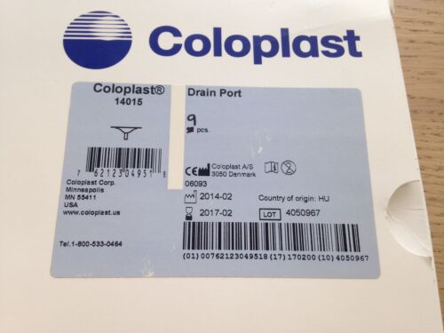 COLOPLAST 14015 Drain Port (9/Box) (X) - GB TECH USA