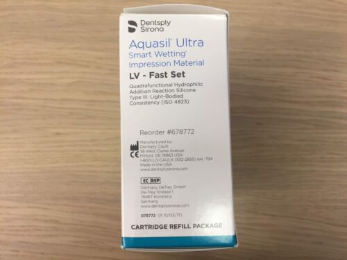 DENTSPLY SIRONA 678772 Aquasil Ultra Smart Wetting Impression Material ...