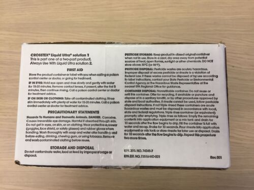 CROSTEX DS503L Liquid Ultra Solution 1 and liquid Ultra Solution 2 (X ...