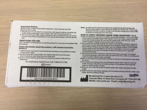 CROSTEX DS503L Liquid Ultra Solution 1 and liquid Ultra Solution 2 (X ...