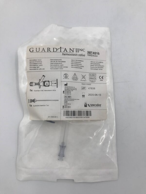 Vascular Solutions 8215 Guardian II NC Hemostasis Valve (X) - GB TECH USA