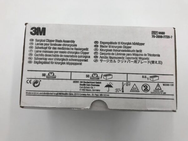 3M 9660 Surgical Clipper Blade Assembly (50/Box) - GB TECH USA