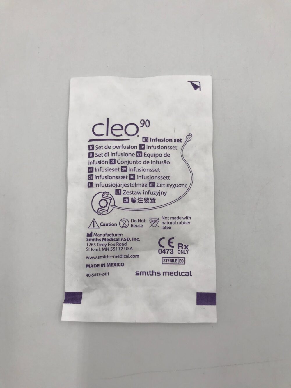 Smiths Medical 21-7232-24 Cleo90 Infusion Set 107cm (42in) – GB TECH USA