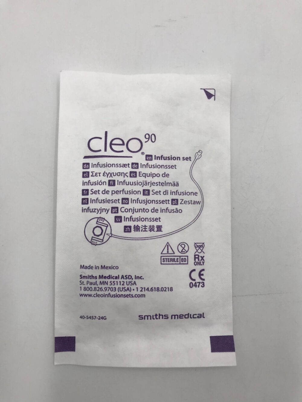 Smiths Medical 21-7232-24 Cleo90 Infusion Set 107cm (42in) (X) – GB ...