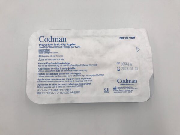 Codman 20-1038 Disposable Scalp Clip Applier - GB TECH USA