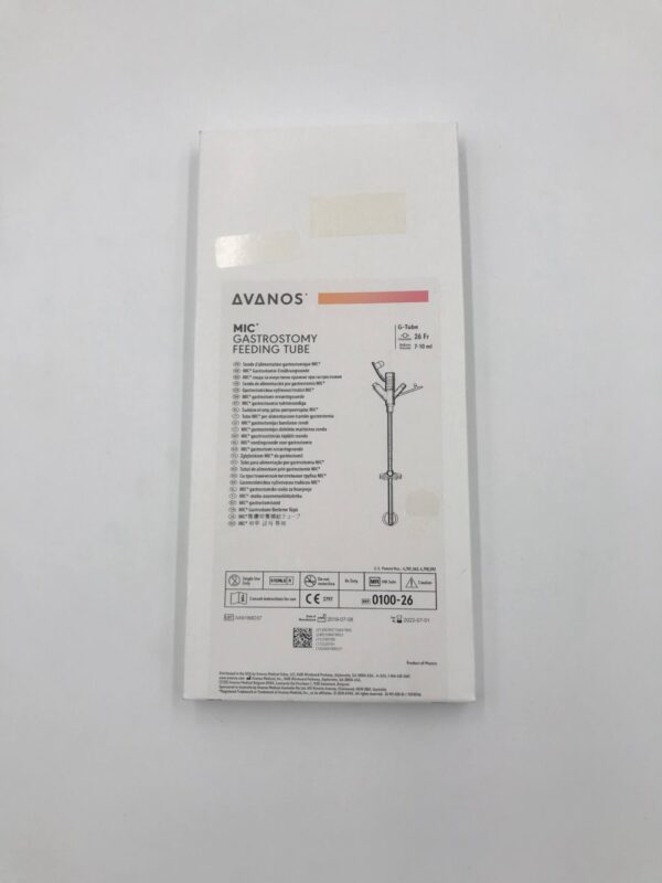 Avanos 0100-26 Mic Gastrostomy Feeding Tube 26Fr (X) - GB TECH USA