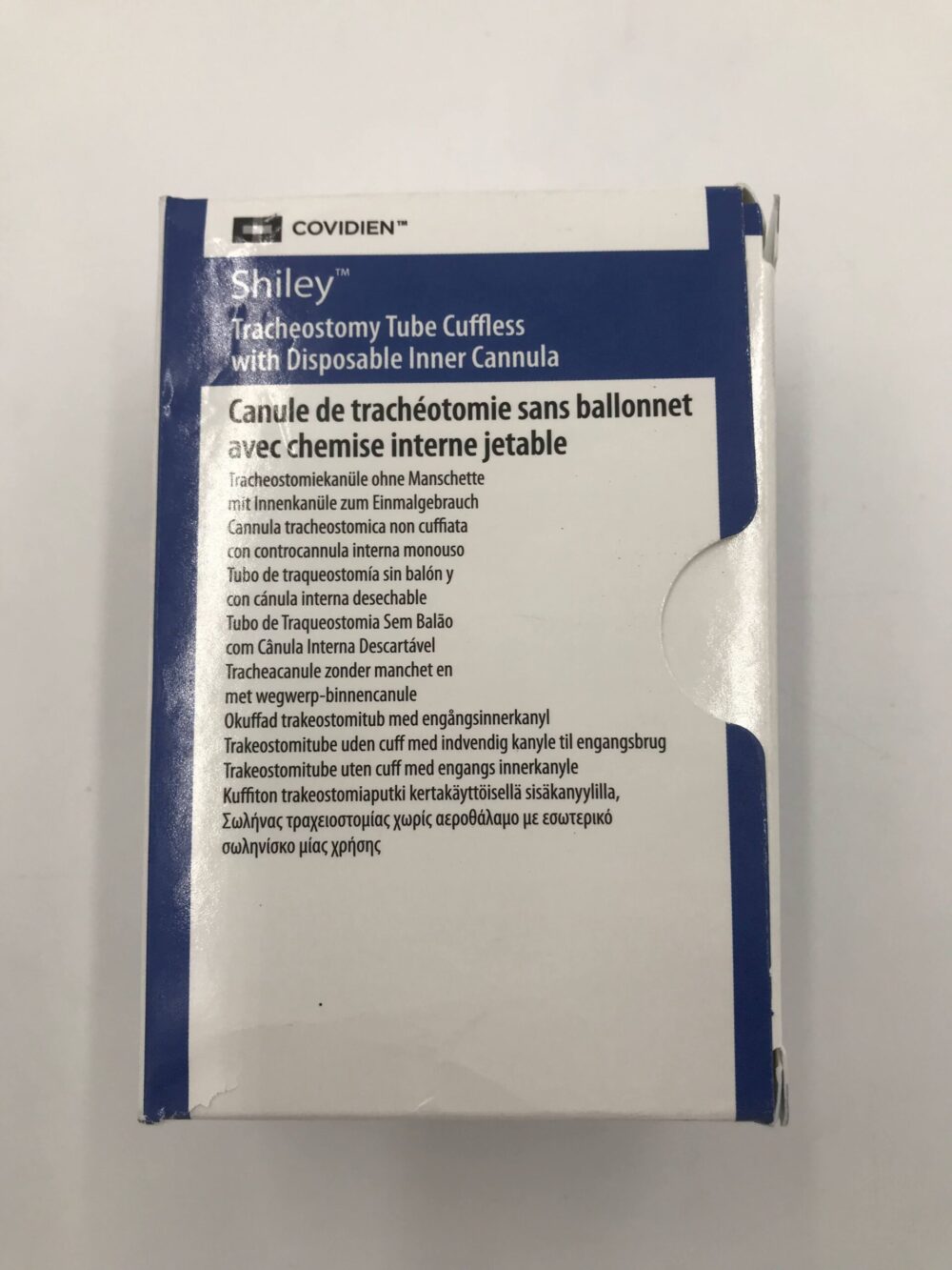 COVIDIEN 6DCFS Shiley Tracheostomy Tube Cuffless w/ Disp Inner Cannula ...